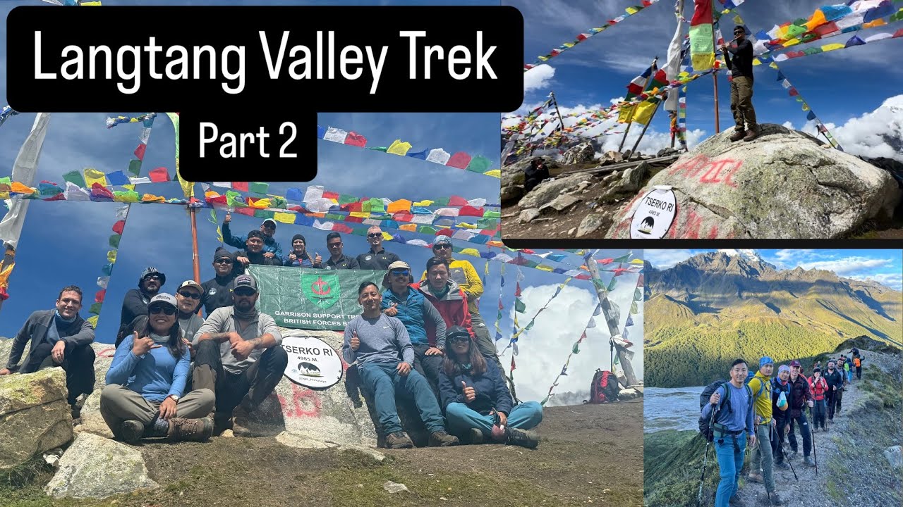 Langtang valley trek #kyanjin Ri #Tsergo Ri #Thulo Syabru #syabrubesi # ...