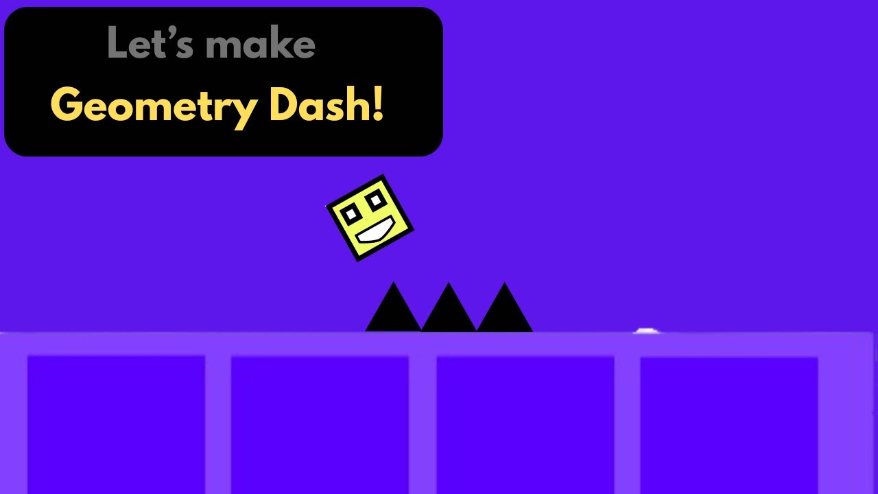 Geometry Dash - "How to make a Scratch Game" - YouTube