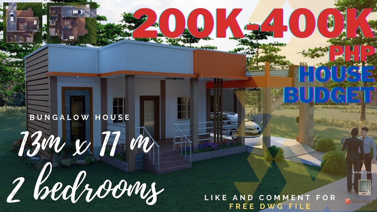200K-400K Bungalow House Design - YouTube