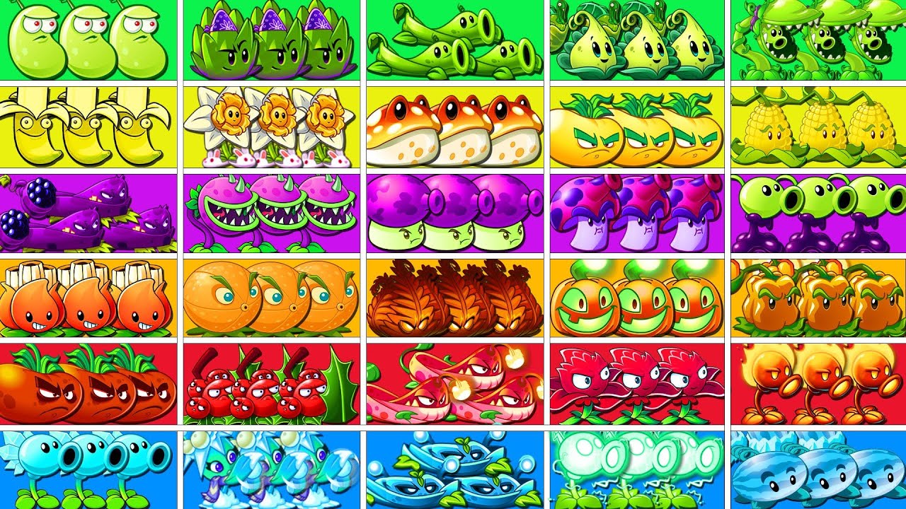 Random 30 Best Color Plants Battlez - Who Will Win? - PvZ 2 Team Plant ...