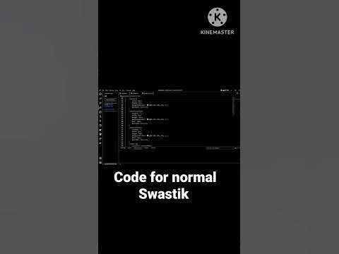 Code for Making swastik using Html and CSS - YouTube