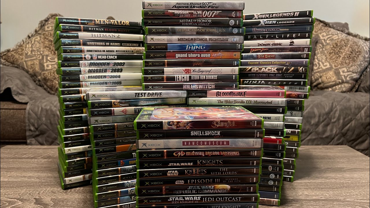 Original Xbox Game Collection 130+ games 2024. - YouTube