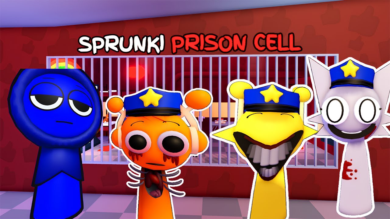 BLUE SPLANKI VS SPRUNKI SPLANKI TEAM in BARRY'S PRISON RUN! New AWESOME ...
