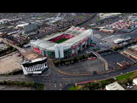 Manchester United's Old Trafford stadium in 4K