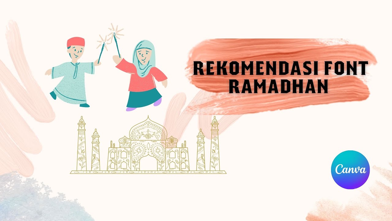Tips Mudah Desain Font Bulan Suci Ramadhan di Canva II design canva ...