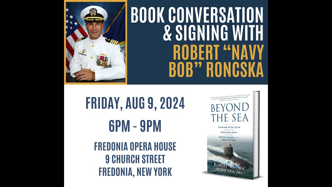 ROBERT "NAVY BOB "RONCSKA AT THE FREDONIA OPERA HOUSE AUGUST 8.2024 ...