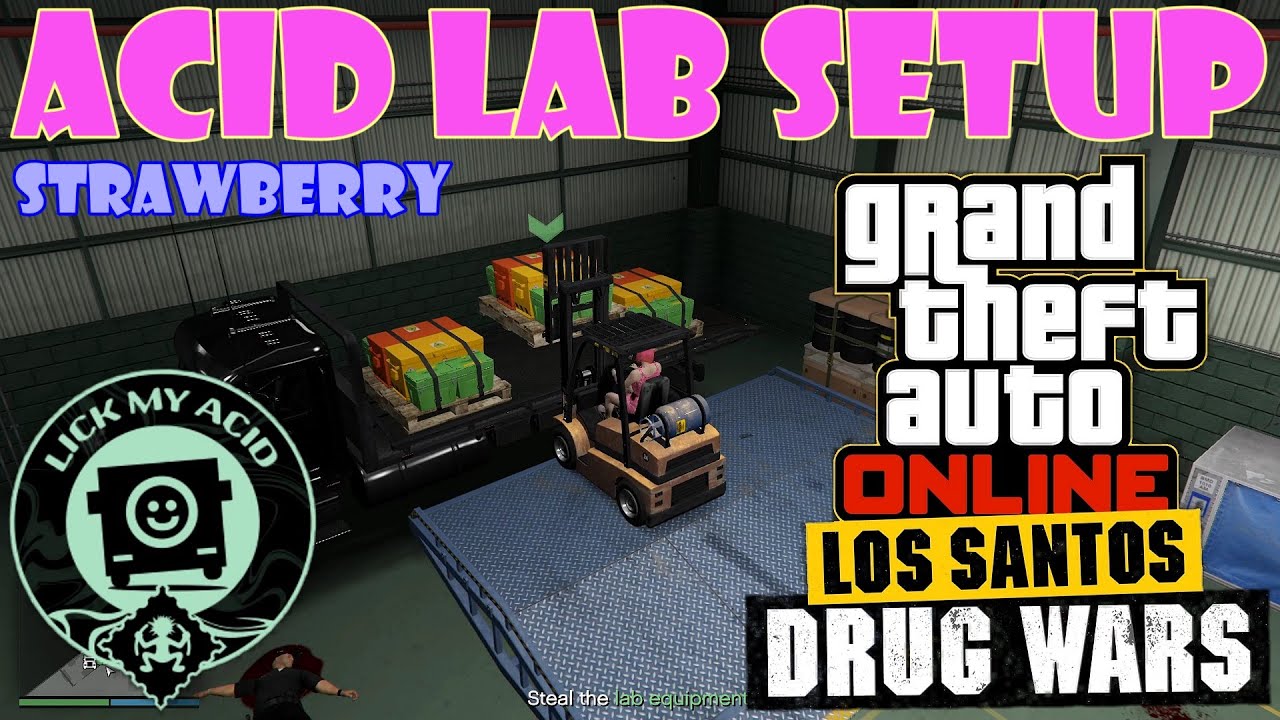 Setup: Acid Lab Equipment : Strawberry | LS Drug Wars | GTA Online ...