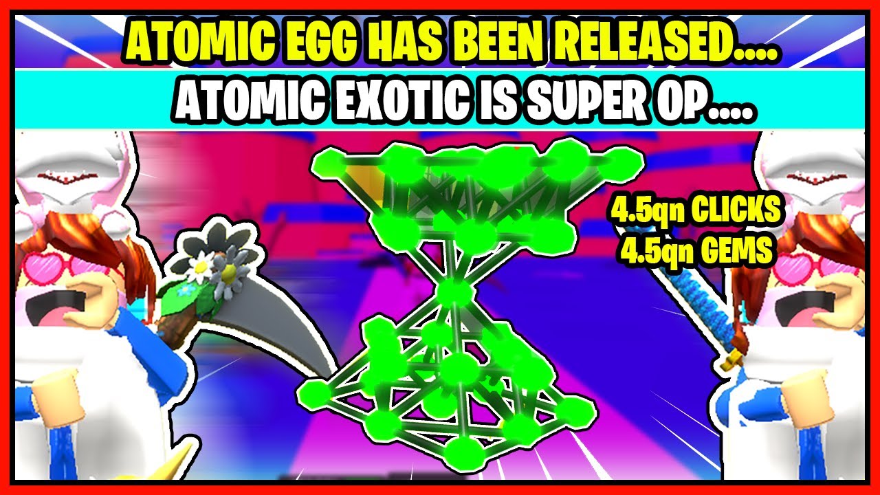 TAPPING LEGENDS! NEW *ATOMIC EGG* THE NEW EXOTIC (0.01%) DNA IS SUPER ...