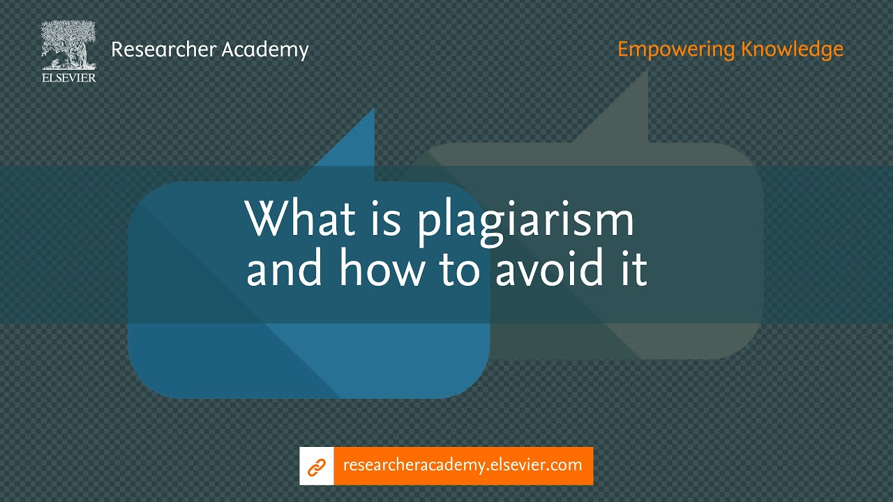 What is plagiarism and how to avoid it - YouTube