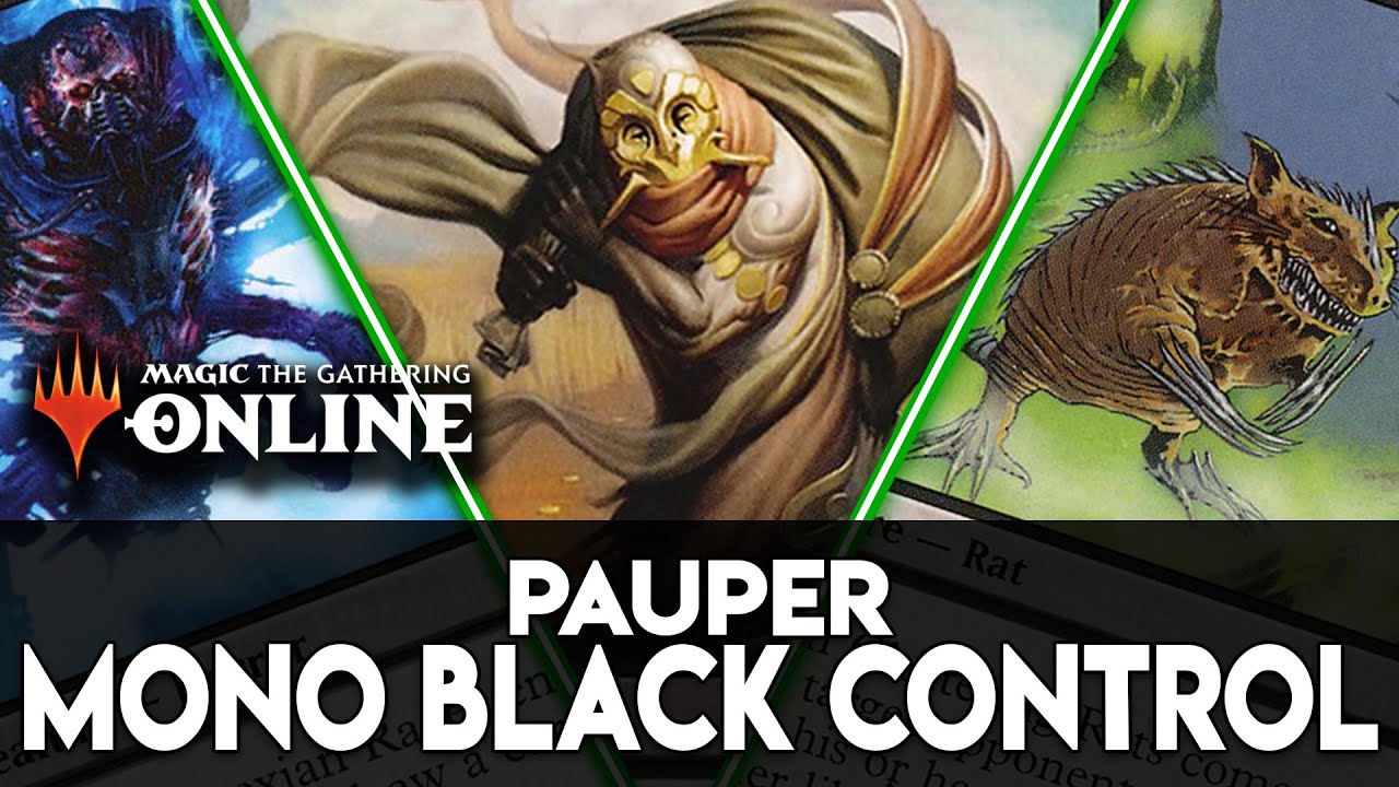 Mono Black Control | Pauper - Magic the Gathering - YouTube