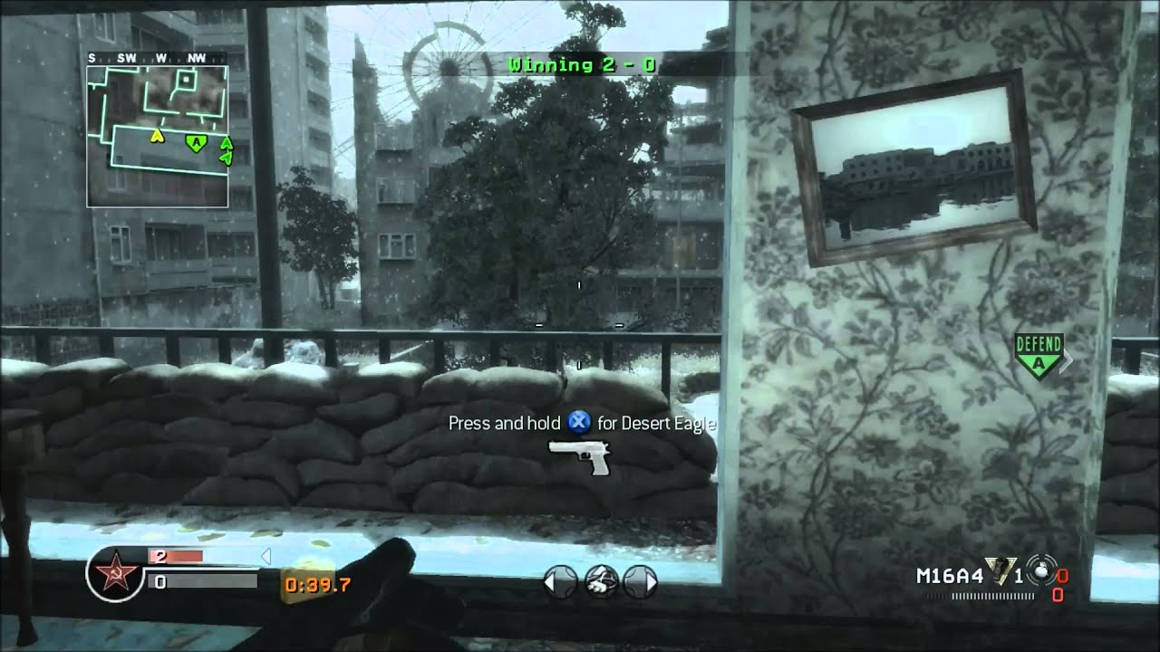 CoD4 Gameplay. 4v4 Bloc. - YouTube