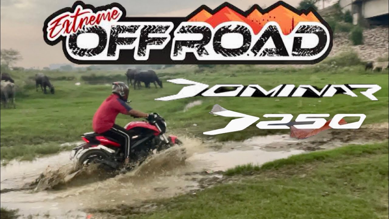 Extreme off-road on Dominar 250 | Girte girte bache! | Dominar 250 off ...