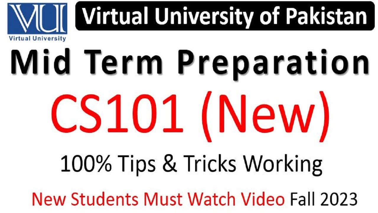 Cs101 Midterm Preparation Cs101 Midterm Preparation Fall 2023 Youtube