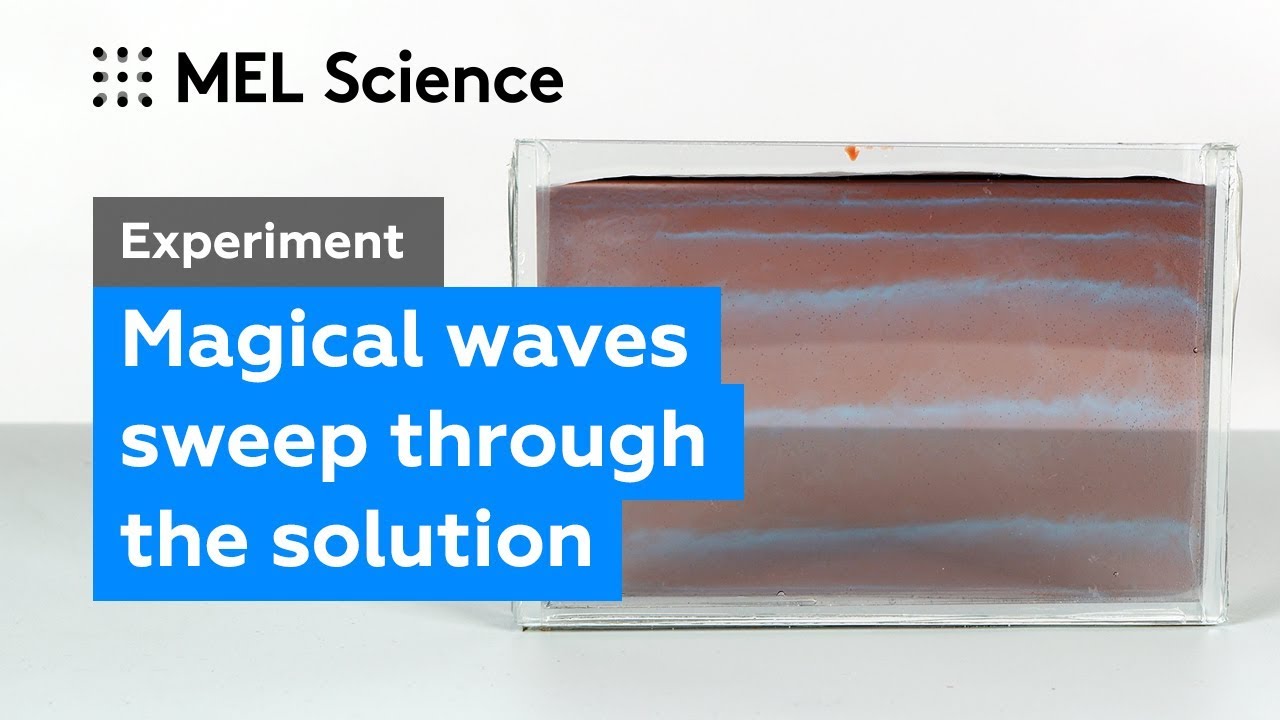 "Chemical Waves" experiment: How to make ocean in a cuvette (the ...