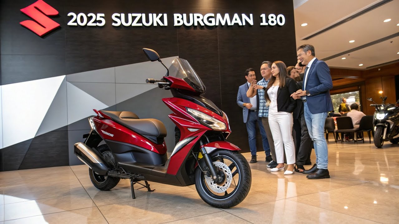 New Suzuki Burgman 180 (2025) finally Launched.!!! - YouTube