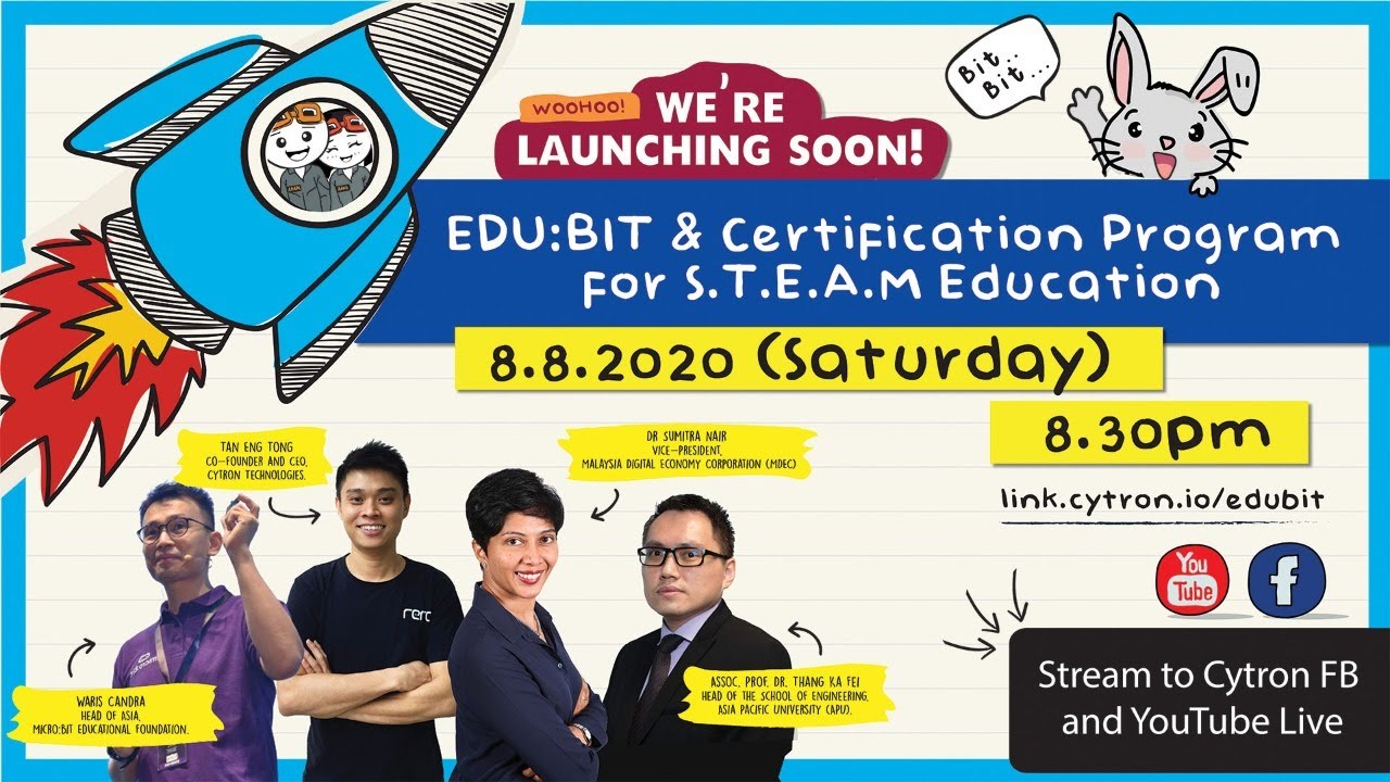 Launching of EDU:BIT and Certification Program for S.T.E.A.M Education ...