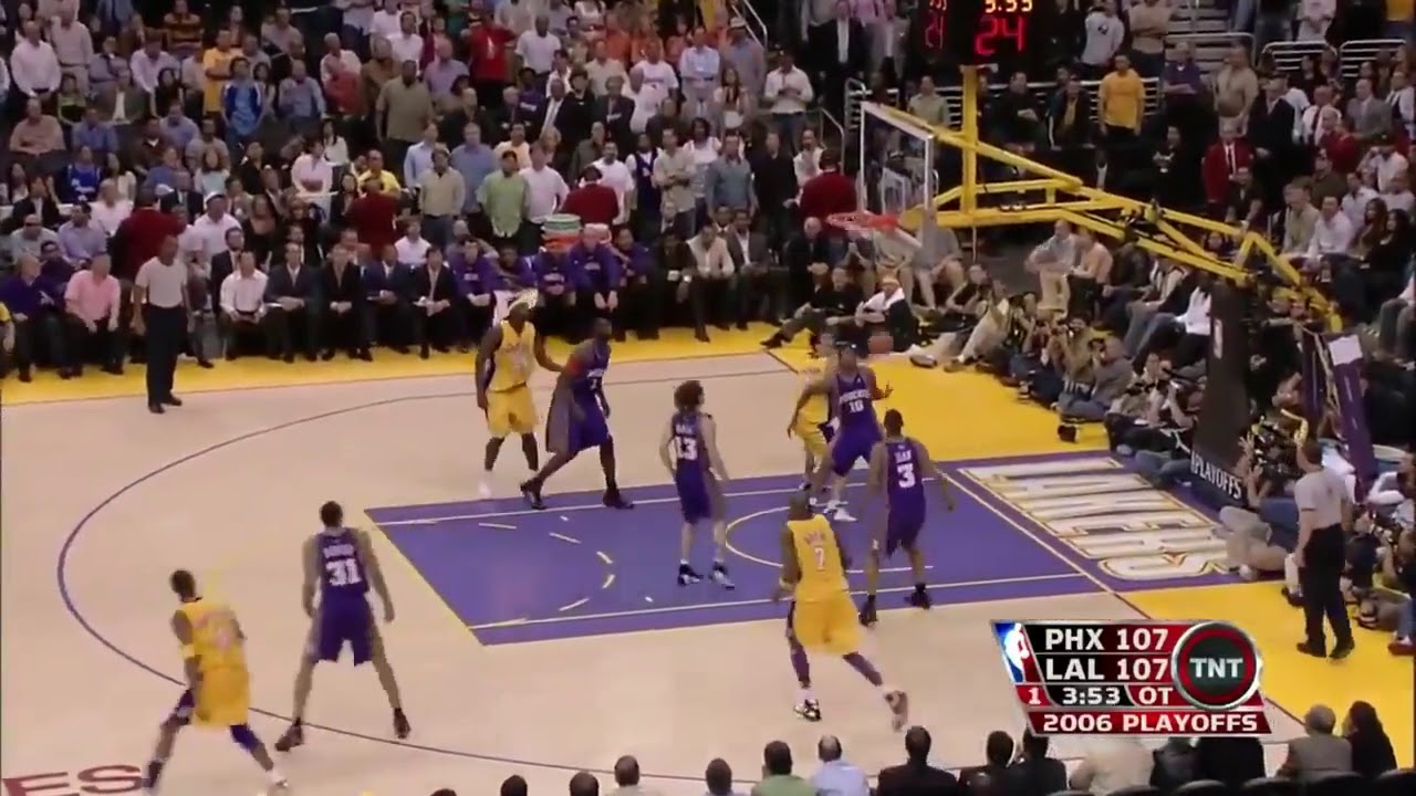Kobe double pump fake, reverse pivot, fadeaway swish - YouTube