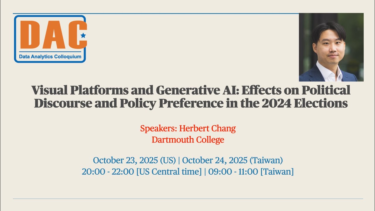 Visual Platforms and Generative AI: Effects on Political Discourse and ...