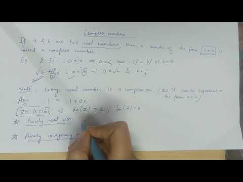 Complex numbers class11::))) - YouTube