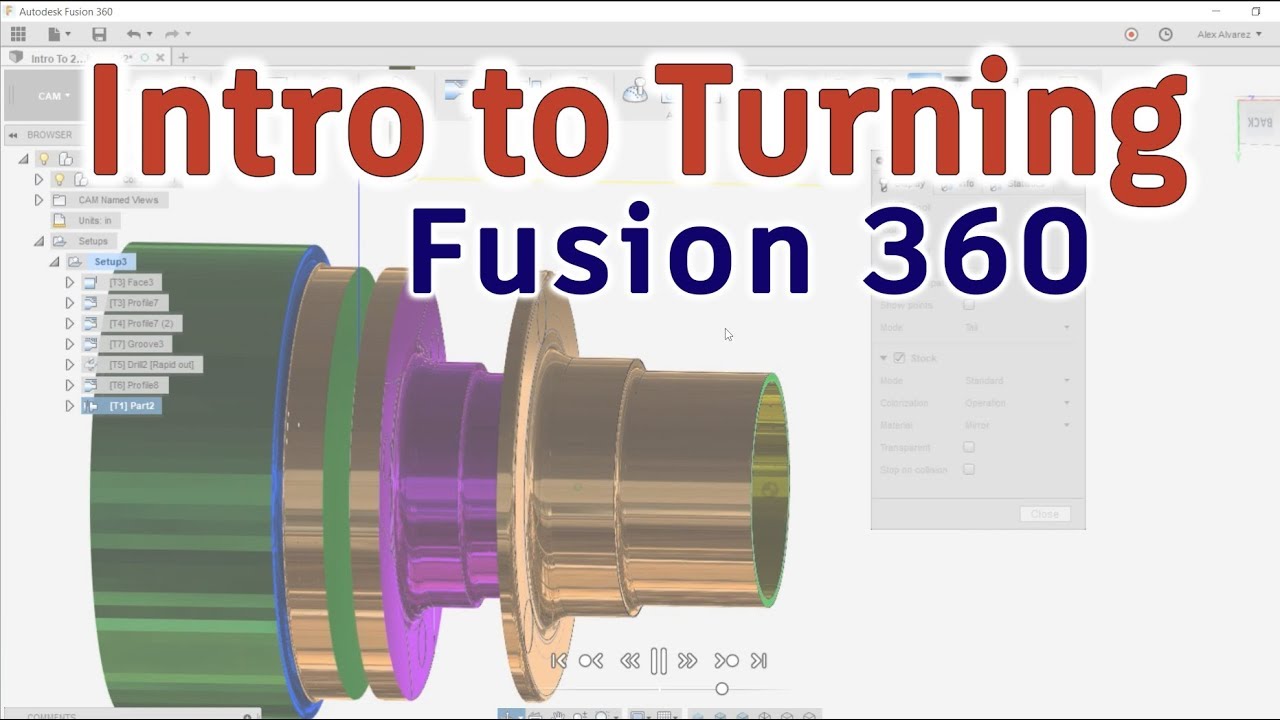 Introduction to Turning | Autodesk Fusion Fridays - YouTube