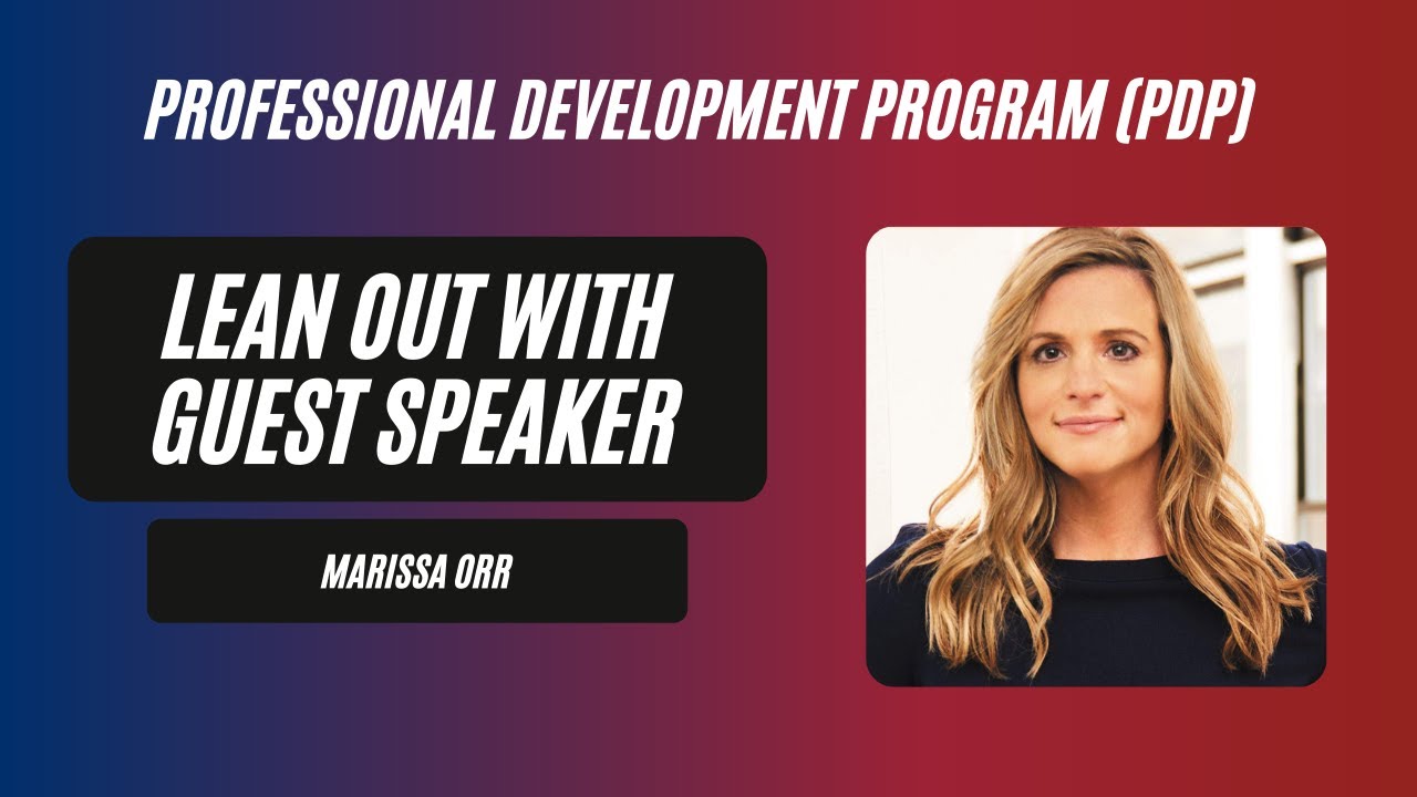 Lean Out With Guest Speaker - Marissa Orr (PDP Summer 2020) - YouTube