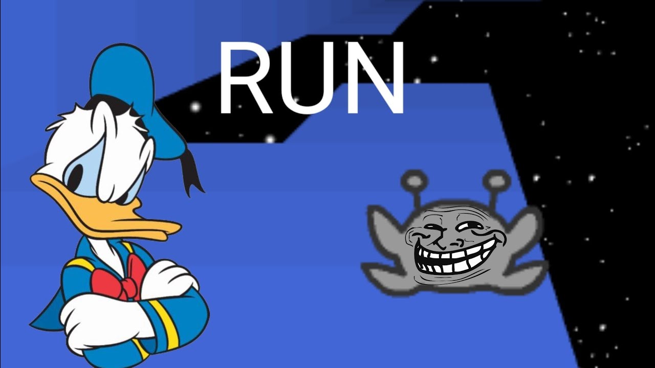 Donald Duck plays Run/TO MUCH RAGE!!!!!!!!! - YouTube