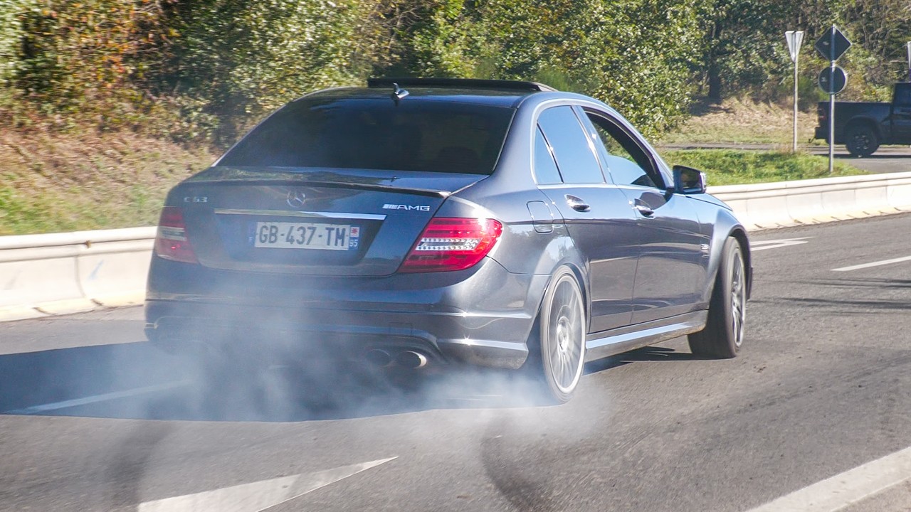 Cars Leaving Nürburgring Tankstelle - Schaefchen M2 F87, C63, E36 Turbo ...