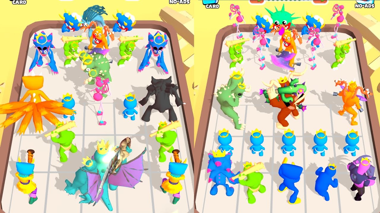 Little Rainbow Friends Army Battle, Merge Monster Master, Rainbow ...