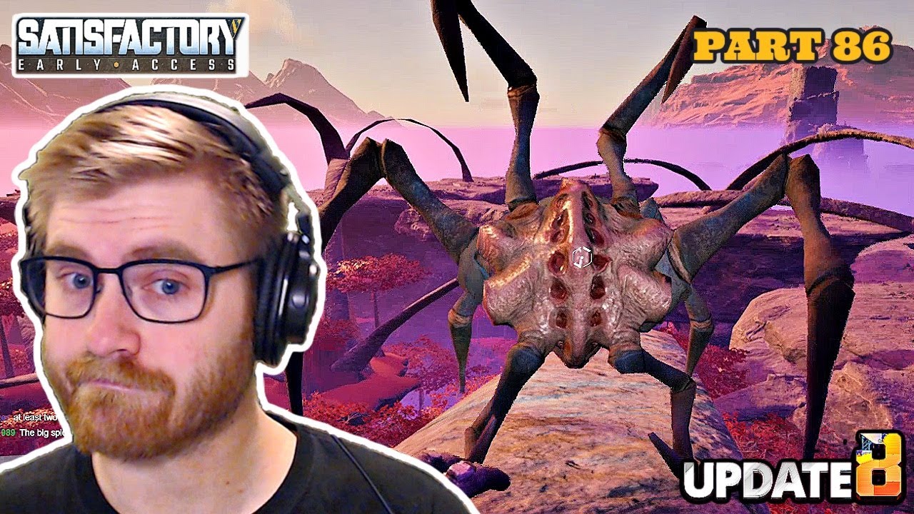 Found The Big Spiders! - Satisfactory - [Part 86] - YouTube