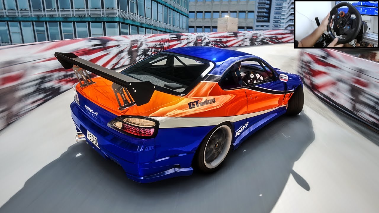Silvia S15 - Mona Lisa Drifting In Tokyo Drift Parking lot l Assetto ...