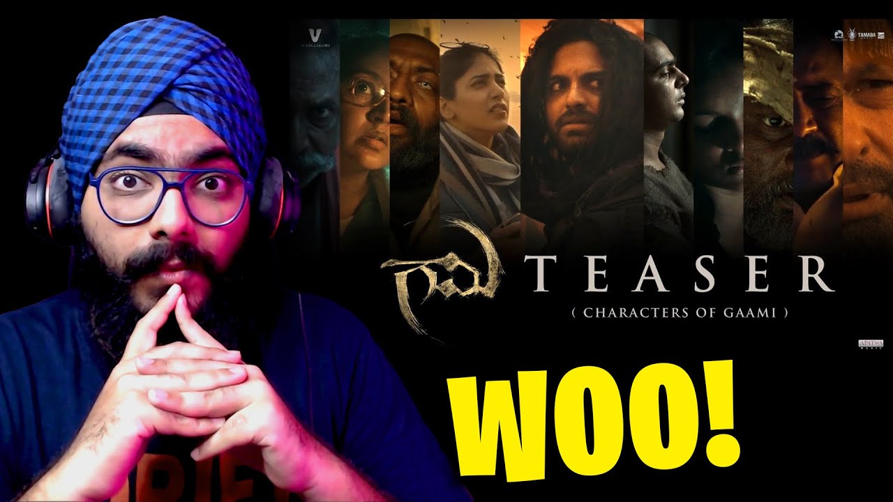 Characters of Gaami Teaser REACTION | Vishwak Sen - YouTube