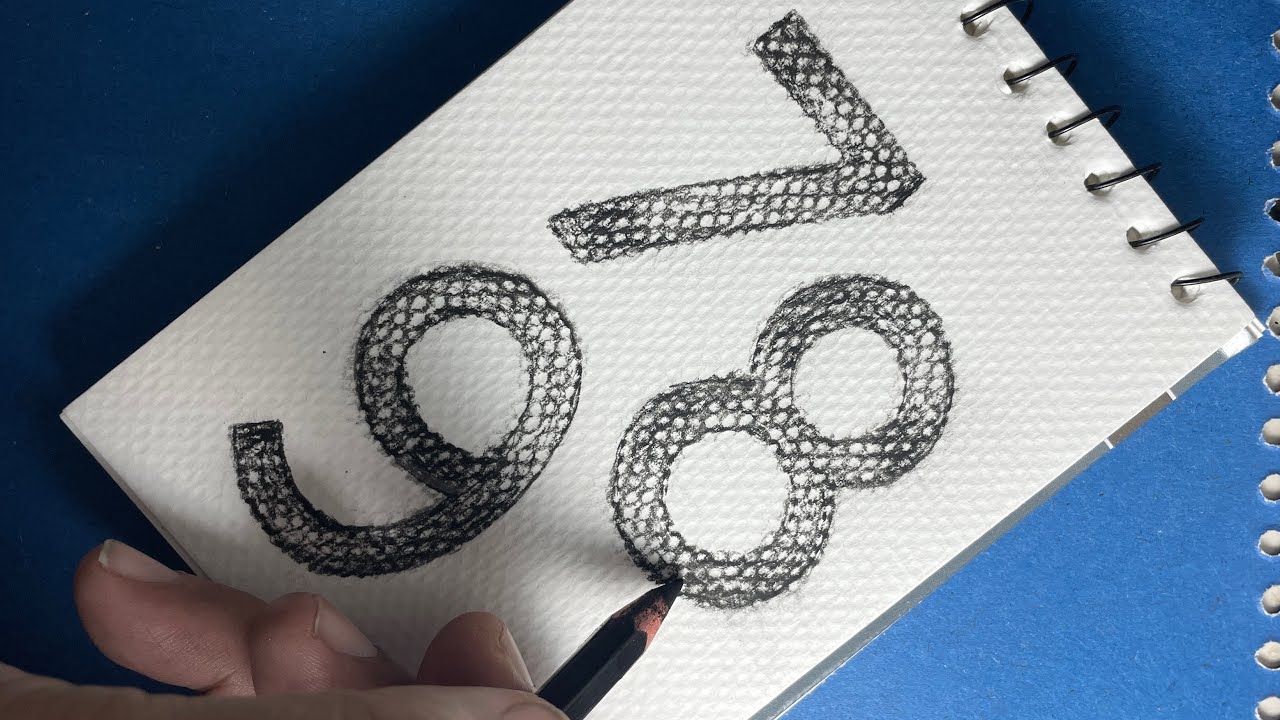 Freehand Charcoal drawing ️ 7,8,9 counting #charcoal # ...