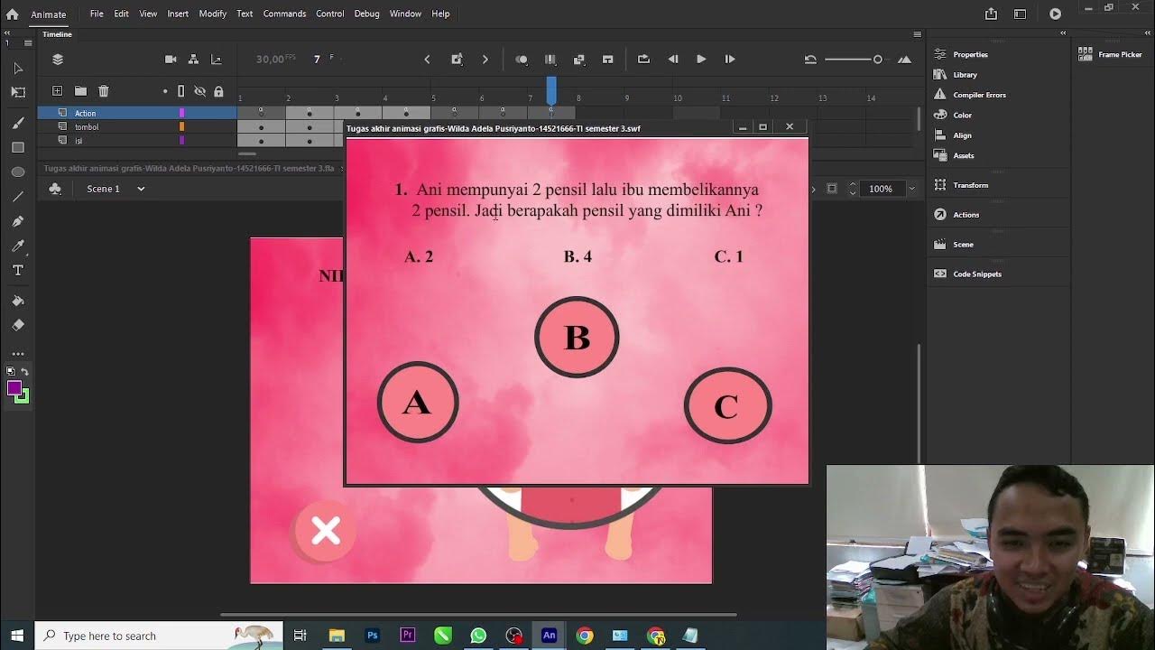 INFO FREE UAS | Membuat Animasi Button Game dan Tutorial | Tutorial Ngantuk - YouTube