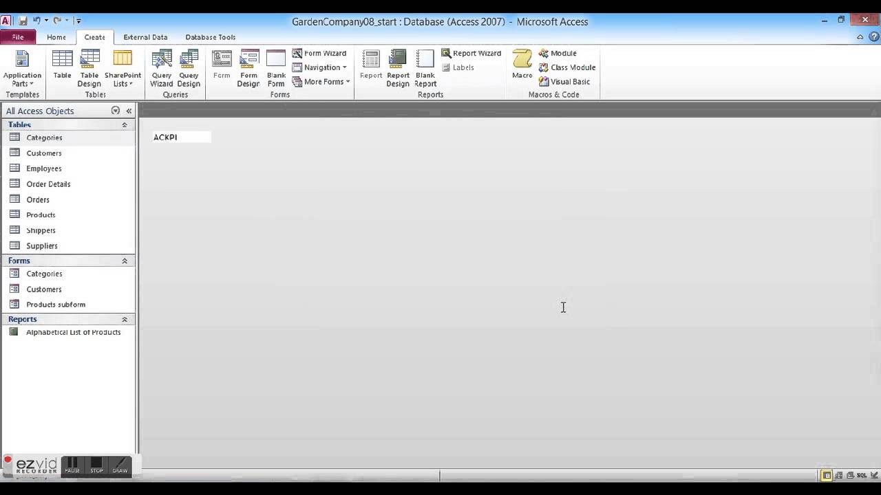 Interogari MS Access - Interogare de Selectie cu Wizard - YouTube