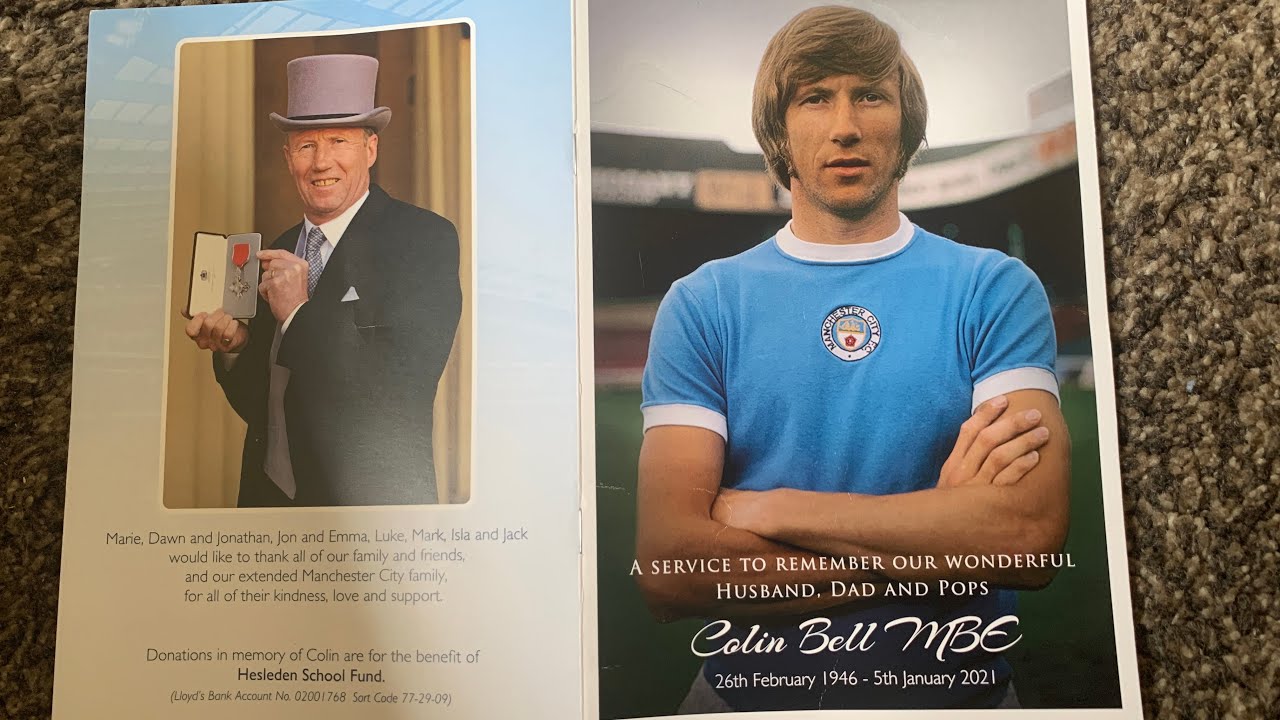 Colin Bell’s son Jon Bell pays tribute - YouTube
