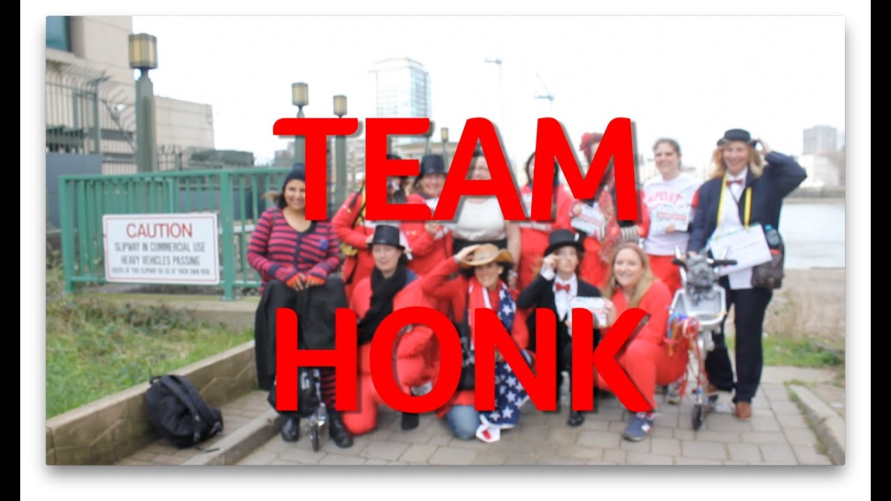 Team Honk show their support for Sport Relief - YouTube