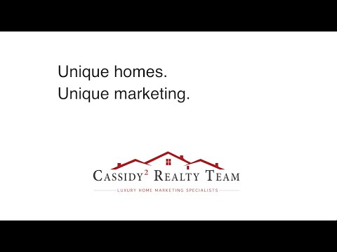Unique homes. Unique marketing. The Cassidy Realty Team - YouTube