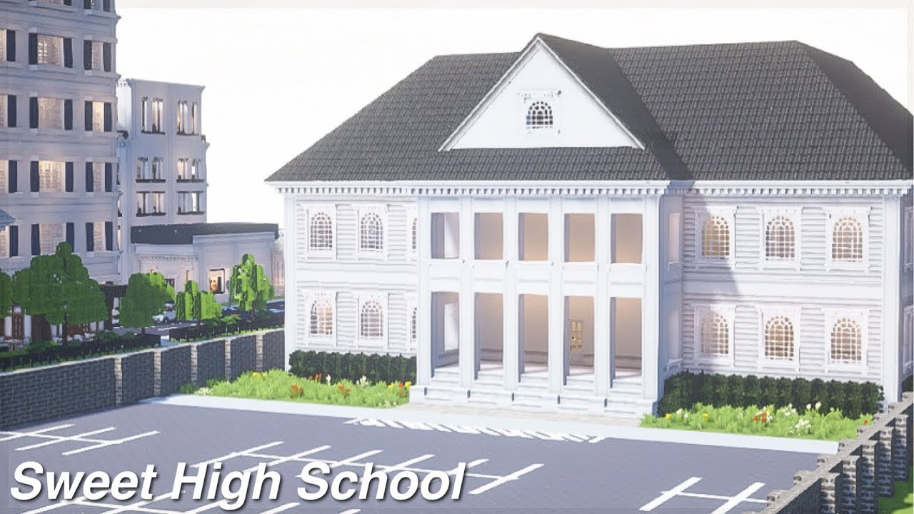 Sweet City High School - Minecraft Cocricot Mod [Speed Build ] - YouTube