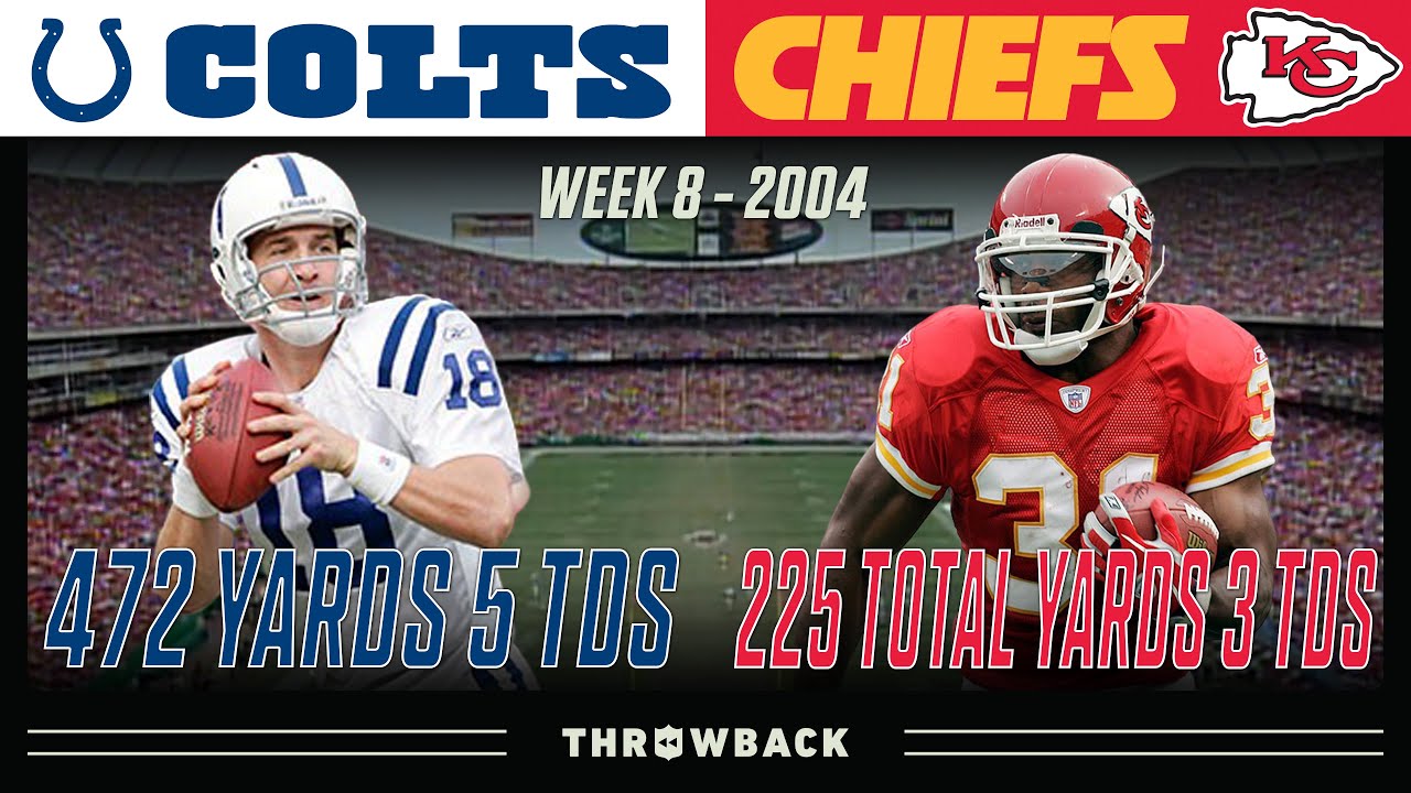 Peyton & Priest in a Classic 00's Shootout! (Colts vs. Chiefs 2004 ...