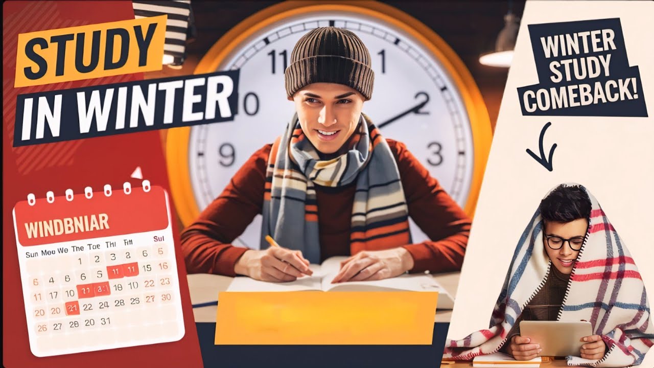 The Best Winter Study Routine🔥| How to Study in Winters| Study Hacks ...