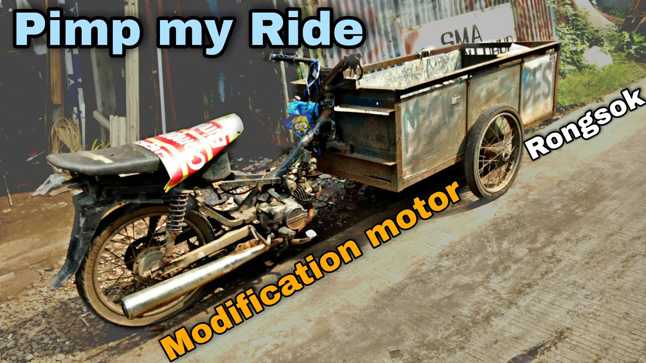 Modifikasi motor rongsokan.. Jadi apa?? - YouTube