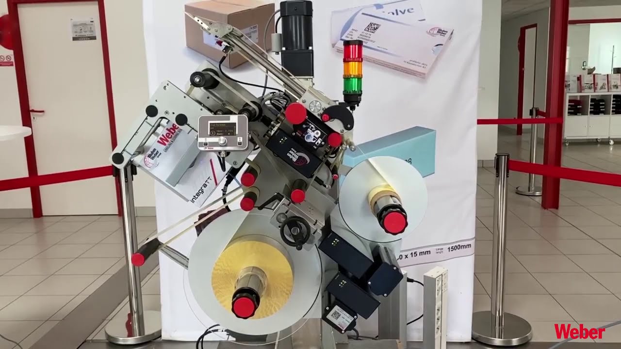 Dépose d'étiquettes Alpha HSM | Weber Marking Systems - YouTube