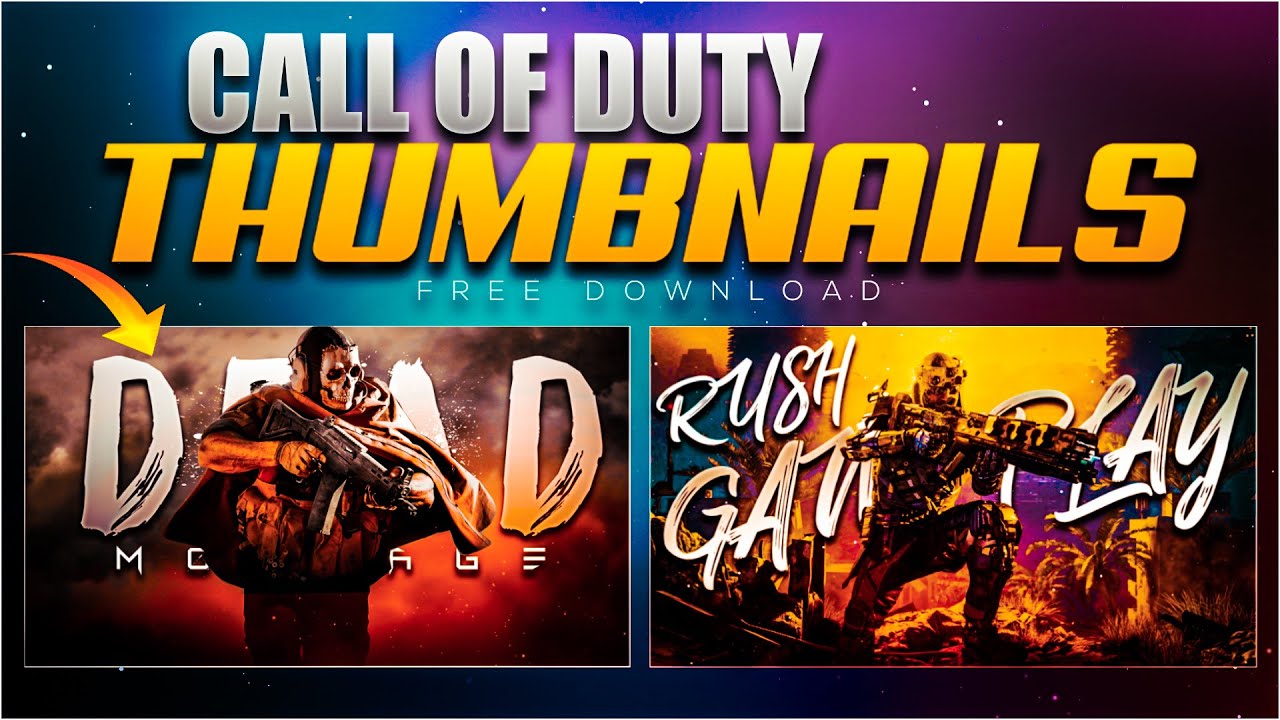 Call of Duty Free Gaming Thumbnails | Top-5 Thumbnails | Best High ...
