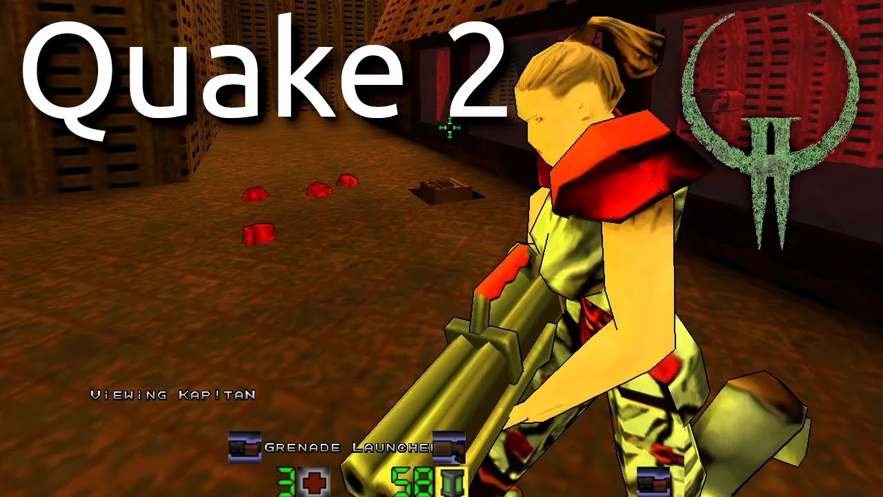 Quake 2 map q2dm3 (2024-10-01) - YouTube