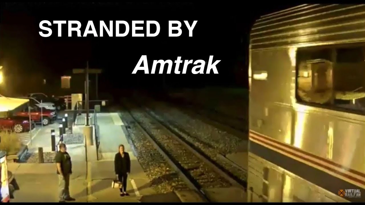 Amtrak Conductor Leaves Woman Passenger Behind - YouTube