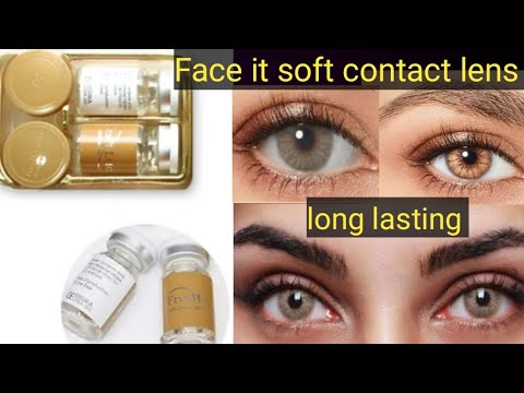 Face it soft contact lens review"long lasting - YouTube