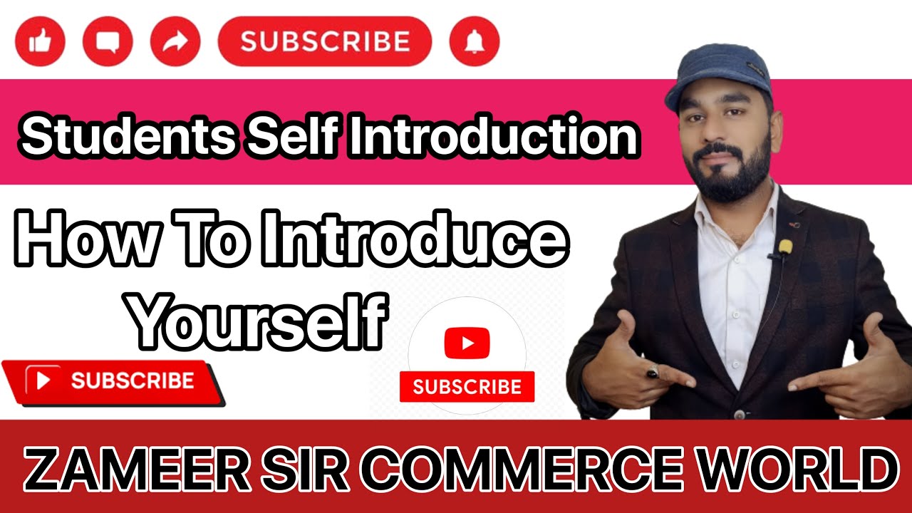 How to Give Self Introduction / Students Self Introduction - YouTube