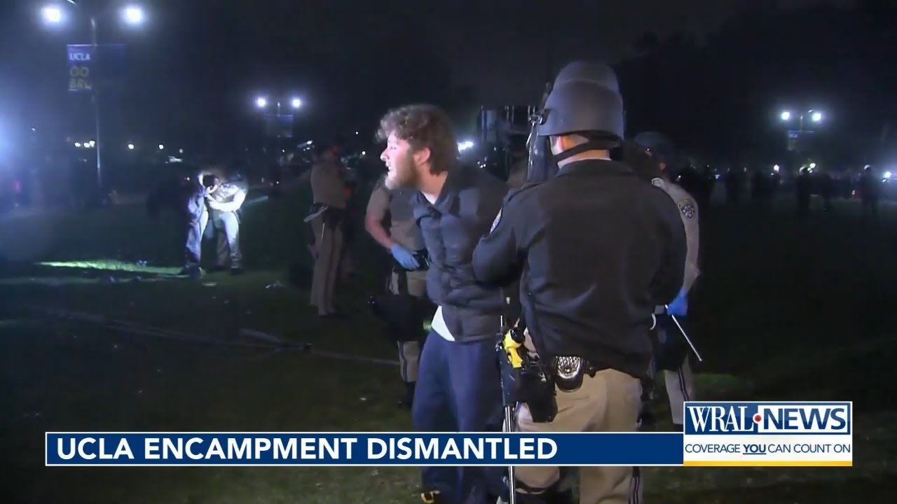 Latest on UCLA Encampment: Police break-up the tent camp, 130 ...