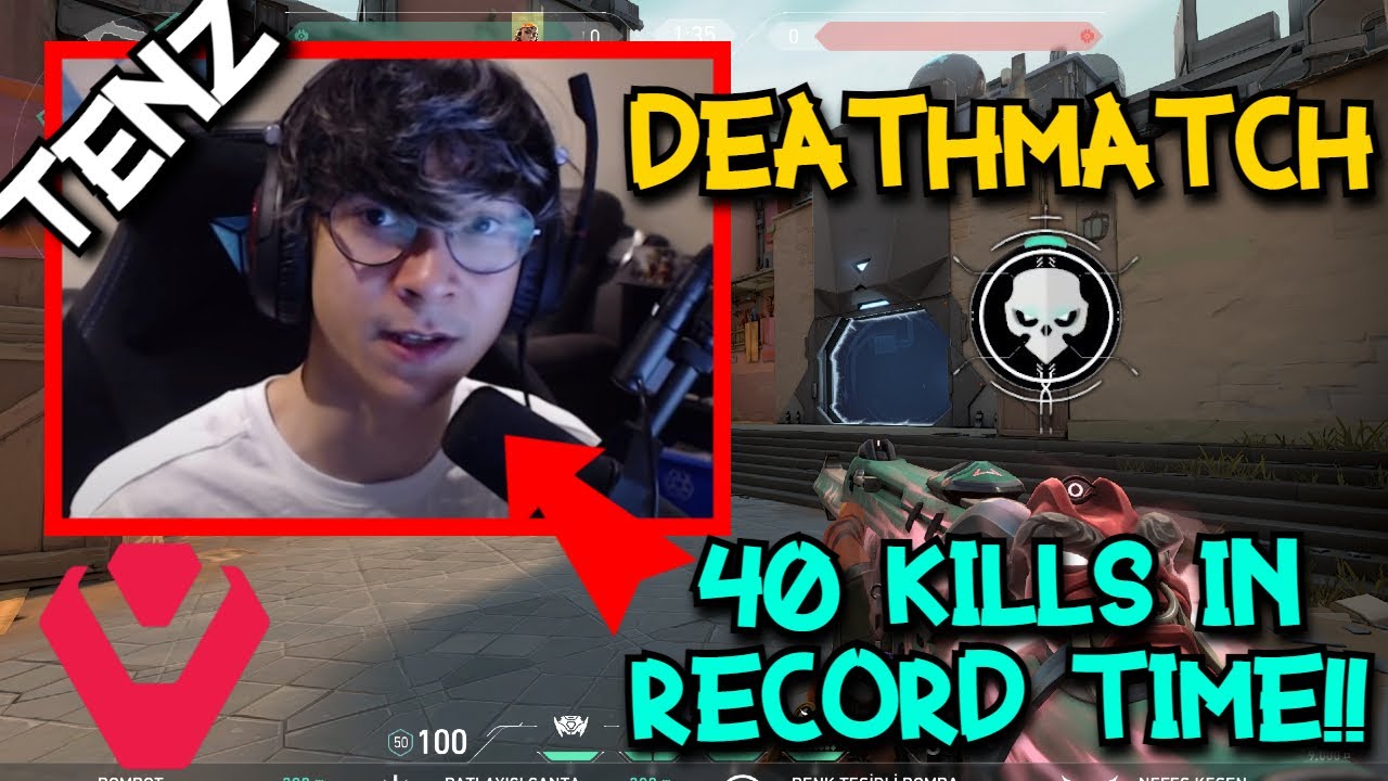 VALORANT TENZ AIM TRAINING!! VALORNAT SEN TENZ DEATHMATCH GAMEPLAY ...