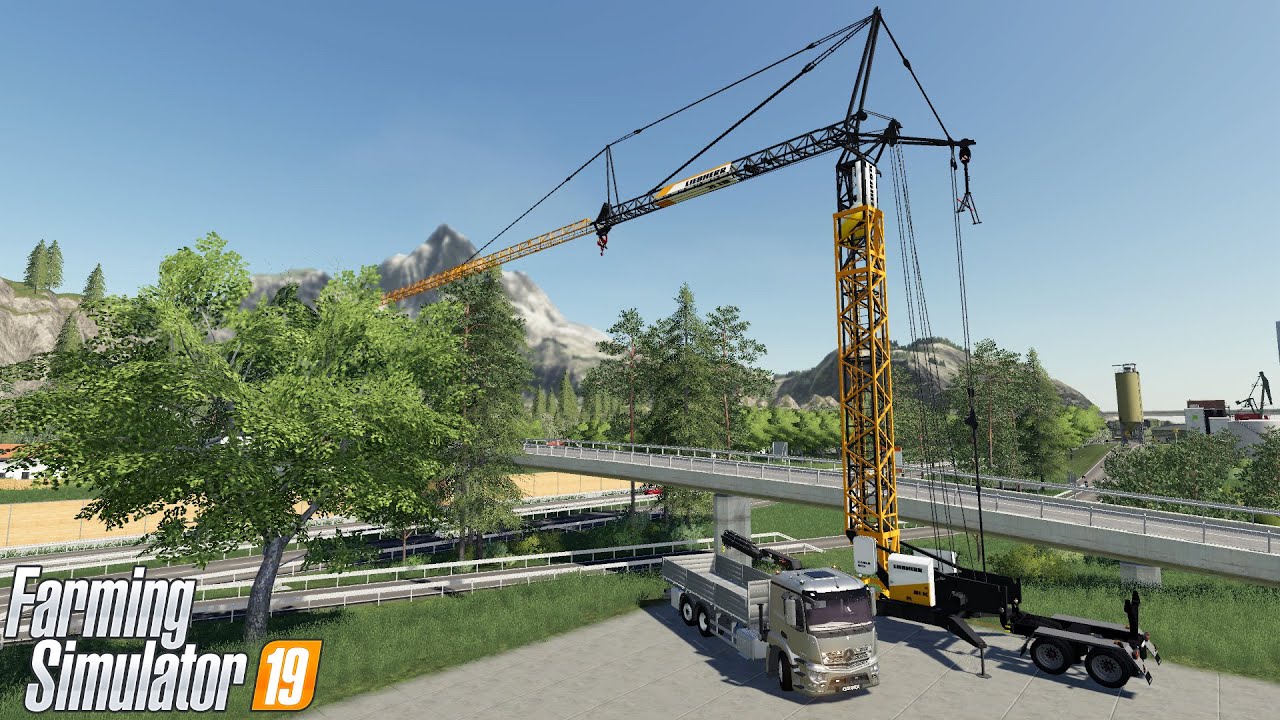 LS19 - Neuer Baukran für deine Map! Liebherr 81K zum Download - YouTube